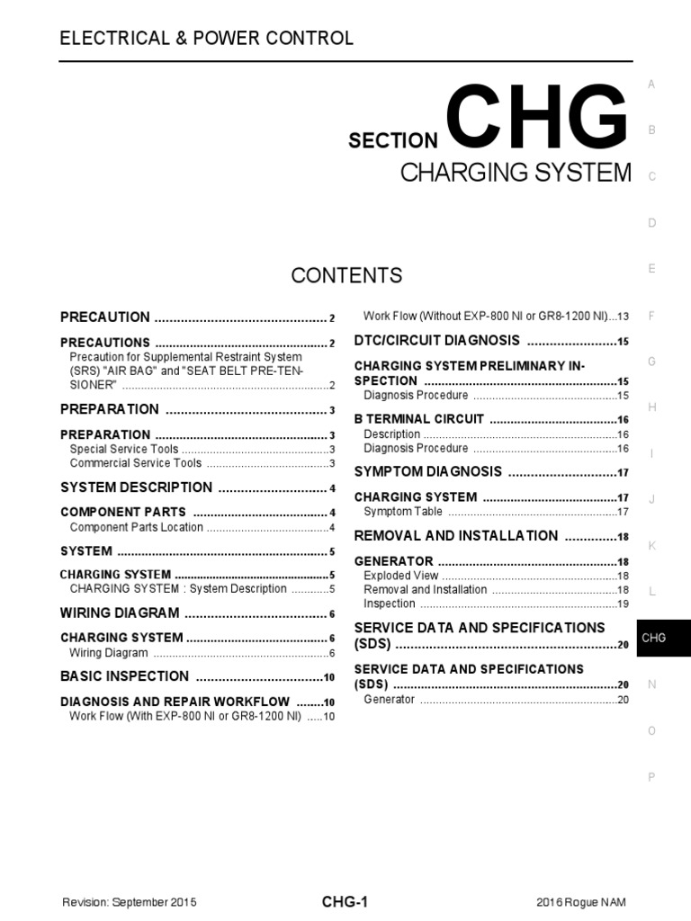 Charging System: Section | PDF