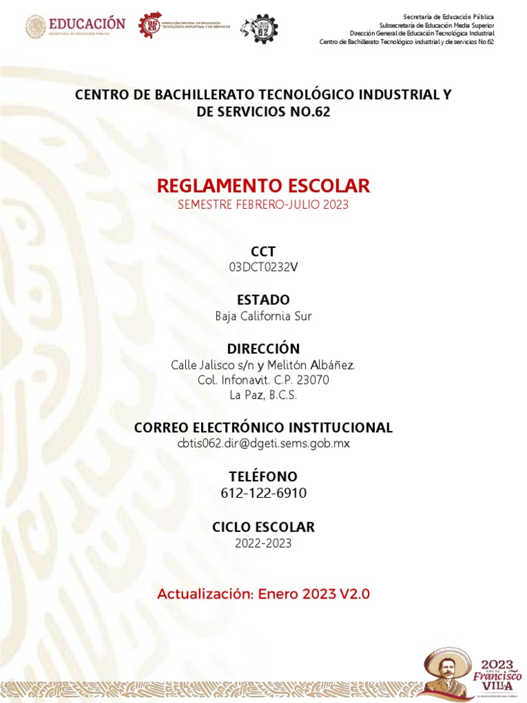 Reglamento 2023 v2 | PDF