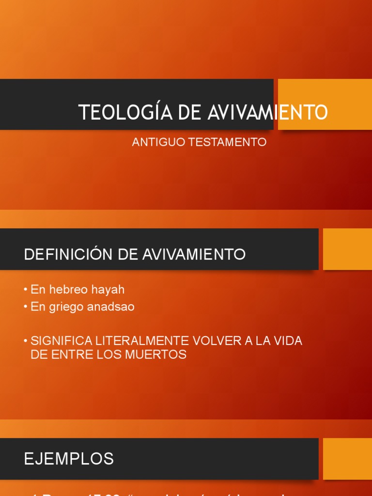 Avivamiento Clase 1 | PDF