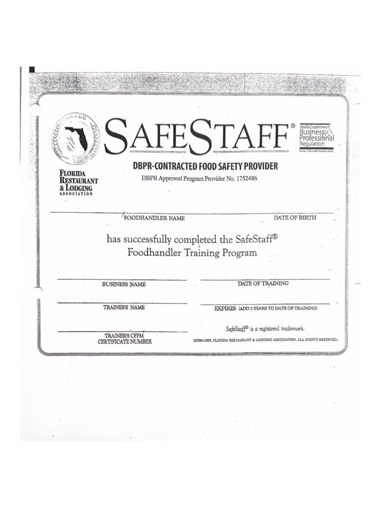 Safe Staff | PDF