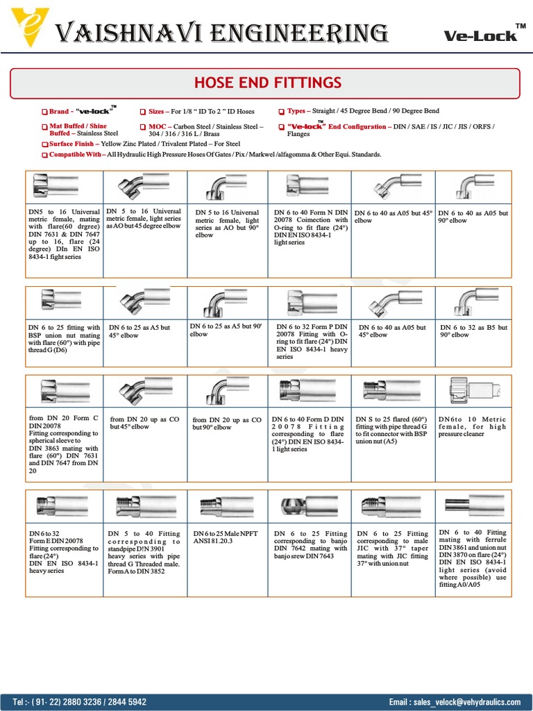 Hoses & Hose Fittings1 | PDF