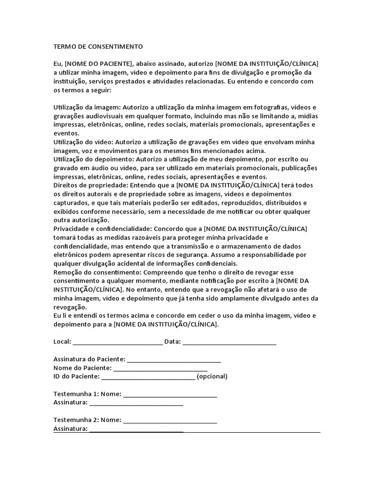 termo-de-consentimento-de-imagem | PDF