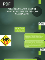 Brasil NR-33 Saúde e Segurança No Trabalho em Espaços Confinados PDF | PDF