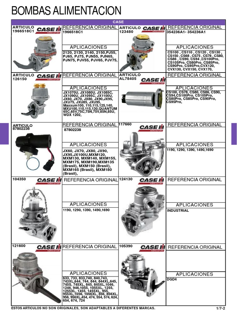 7-2 Bombas Alimentacion | PDF