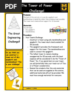 Spaghetti Tower Building Activity Guide | PDF