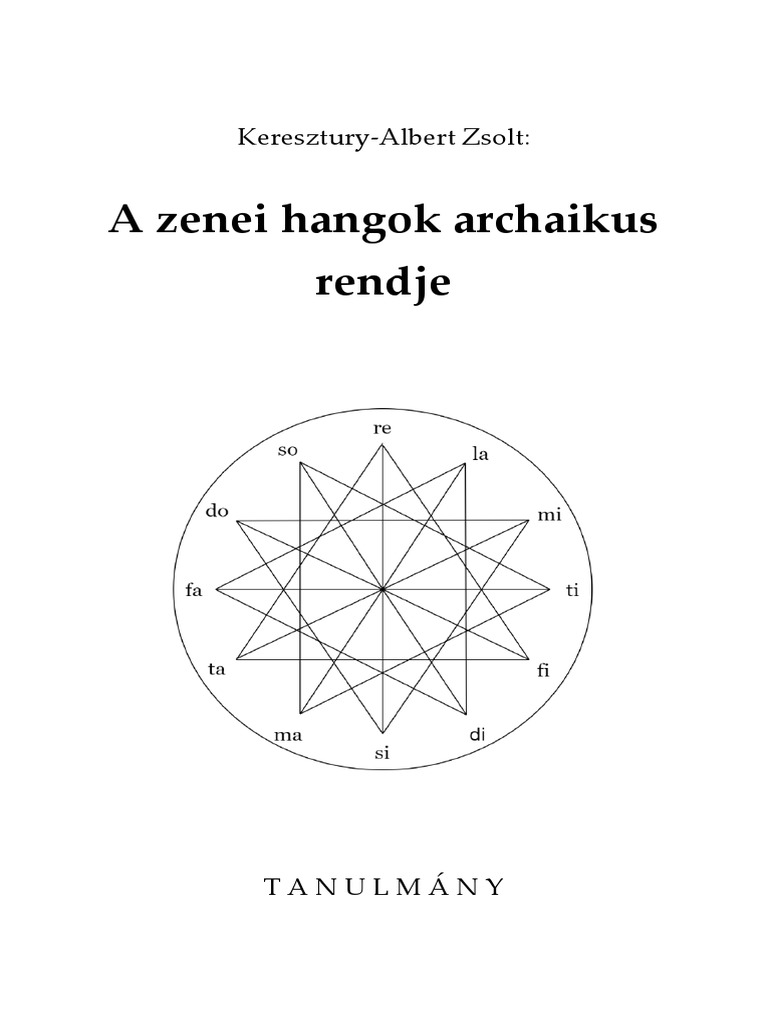 A Zenei Hangok Archaikus Rendje | PDF