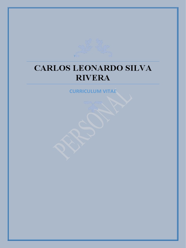 CV Actualizado Leonardo Silva Rivera | PDF