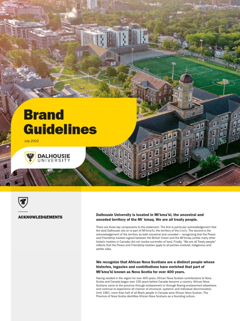 Dalhousie University Brand Guidelines | PDF