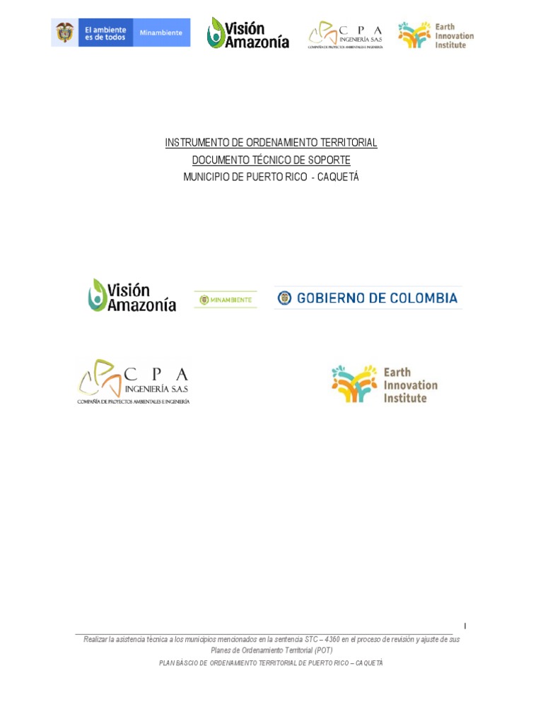 Pot Puerto Rico, Caquetá | PDF