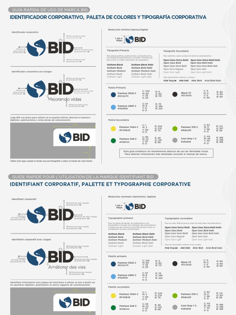 BID - Quick Brand Guide | PDF | Percepción visual | Tecnicas artisticas