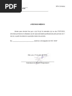 Atestado Médico para Uso de Piscina | PDF