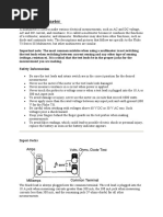 How To Use and Read A Multimeter | PDF | Fuse (Electrical) | Electric ...