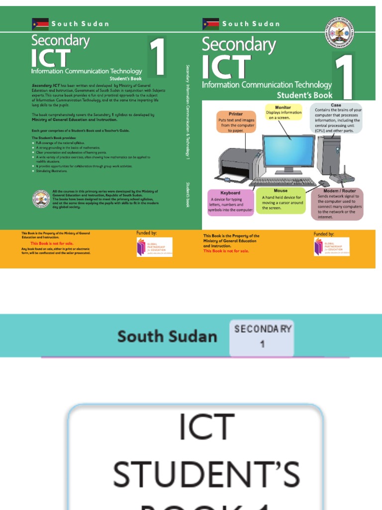 OK - ICT S1 SB Cover | PDF | Curriculum | South Sudan