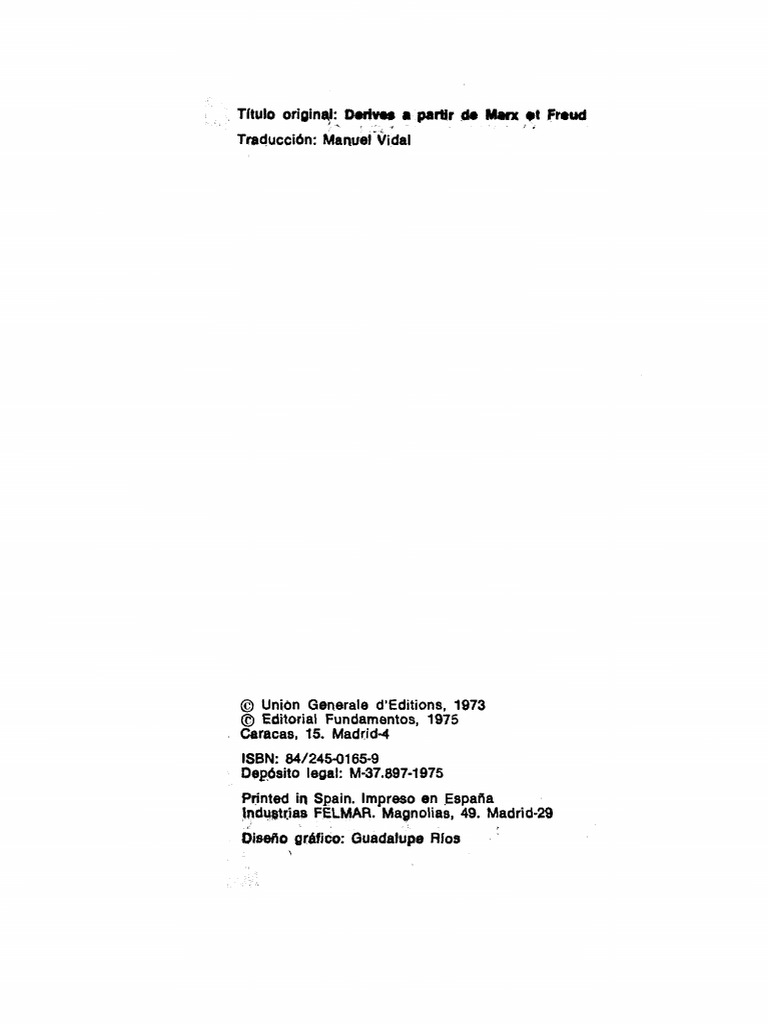 Lyotard Jean Francois A Partir de Marx Y Freud | PDF | Karl Marx ...