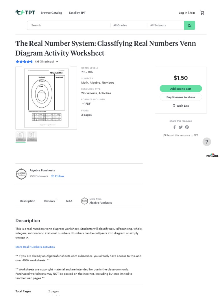 WWW - Teacherspayteachers - Com - Product - The Real Number System ... WWW - Teacherspayteachers - Com - Product - The Real Number System ...