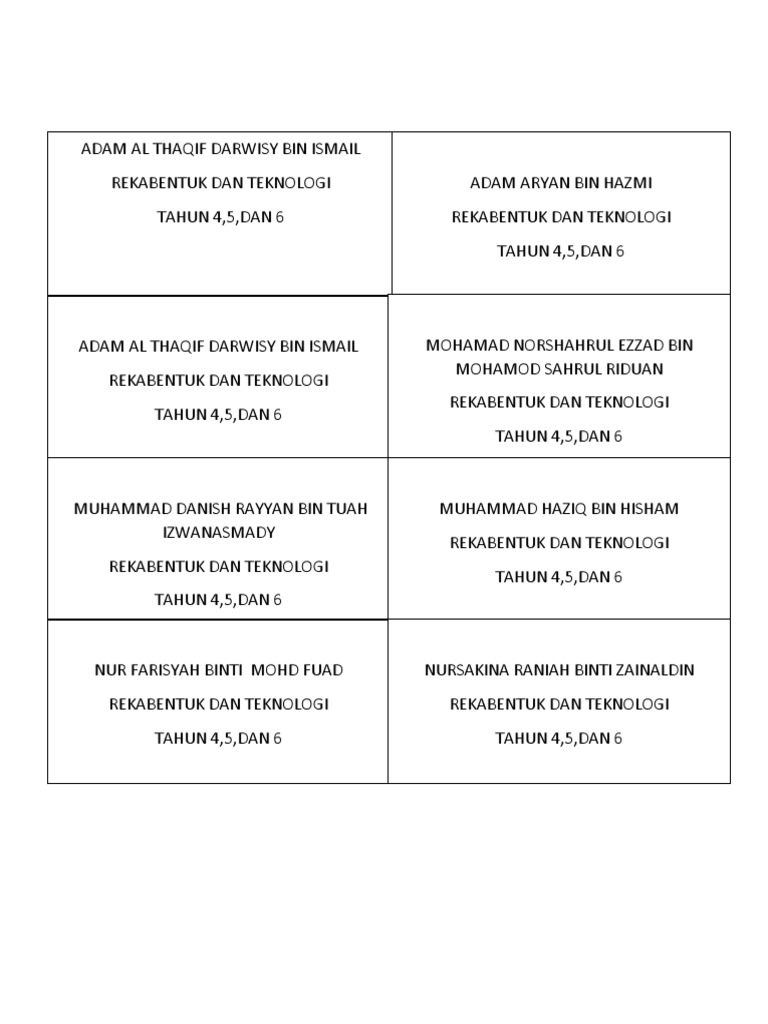 Label Buku RBT 2023 | PDF