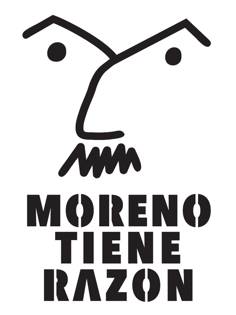 Stencil Moreno Tiene Razon | PDF