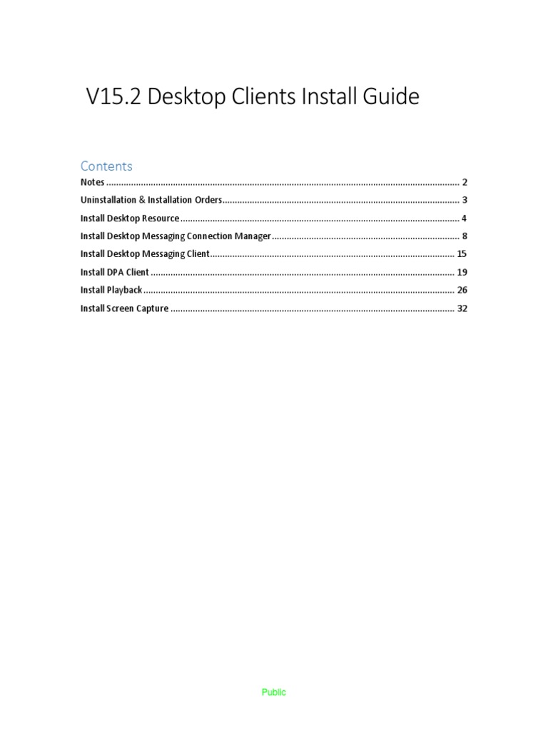 Verint Clients Installation Document | PDF | Screenshot | Computer ...