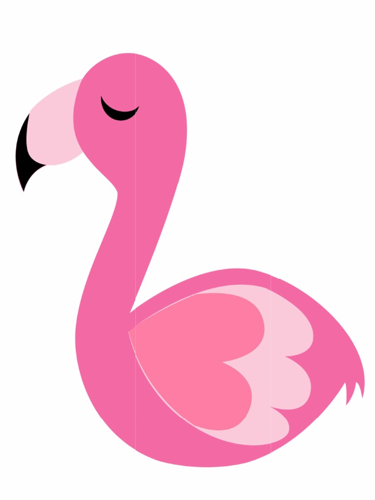 Molde Piñata Flamingo 1 | PDF