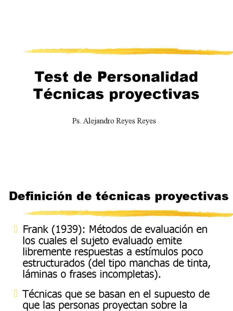 Tema 01 Técnicas Proyectivas 1 | PDF | Validez (Estadísticas ... Tema 01 Técnicas Proyectivas 1 | PDF | Validez (Estadísticas ...