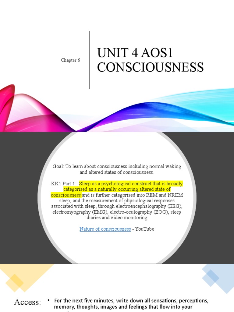 U4 AOS 1 KK1 The Demand For Sleep 2023 | PDF