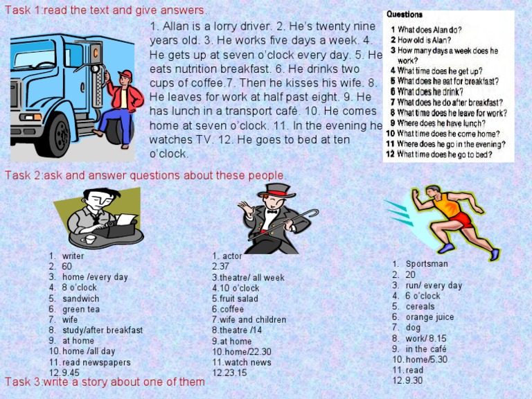 Jobs Simple Present | PDF