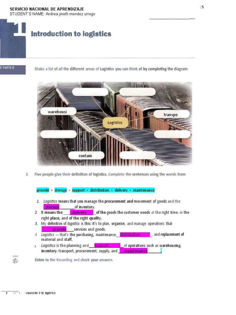 Andrea 1234 | PDF | Logistics | Warehouse