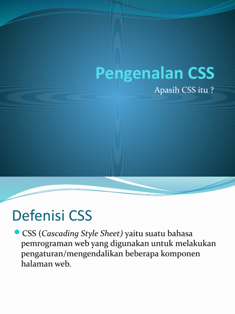 Pengenalan CSS | PDF