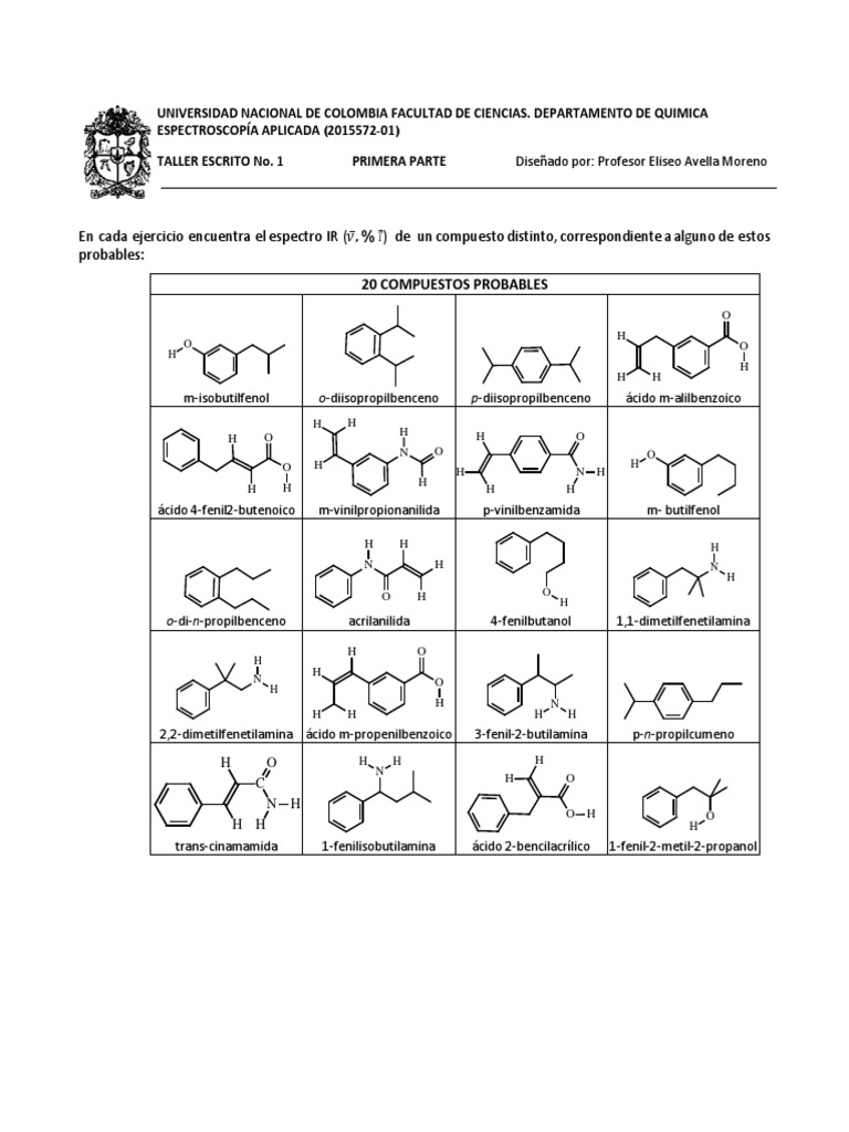 Taller 1 EA-2S-2022 | Descargar gratis PDF | Química Física | Ciencias fisicas