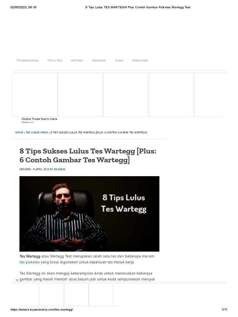 8 Tips Lulus TES WARTEGG Plus Contoh Gambar Psikotes Wartegg Test | PDF