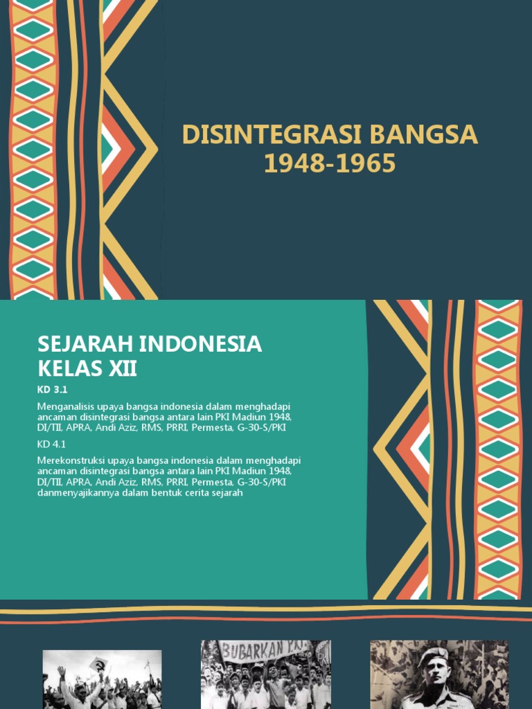 Disintegrasi Bangsa | PDF