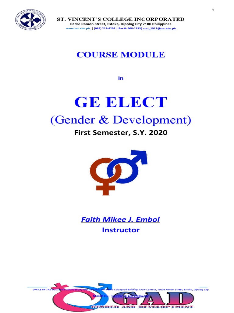 Gender and Development | PDF