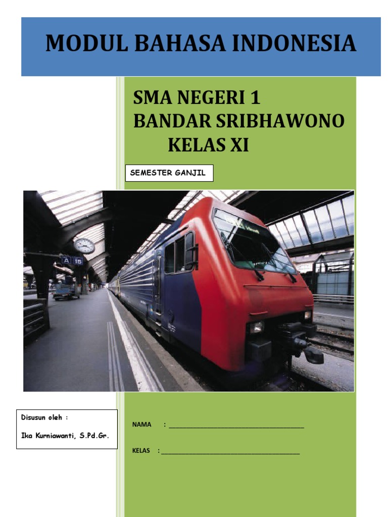 Modul Bindo Ganjil Xi | PDF