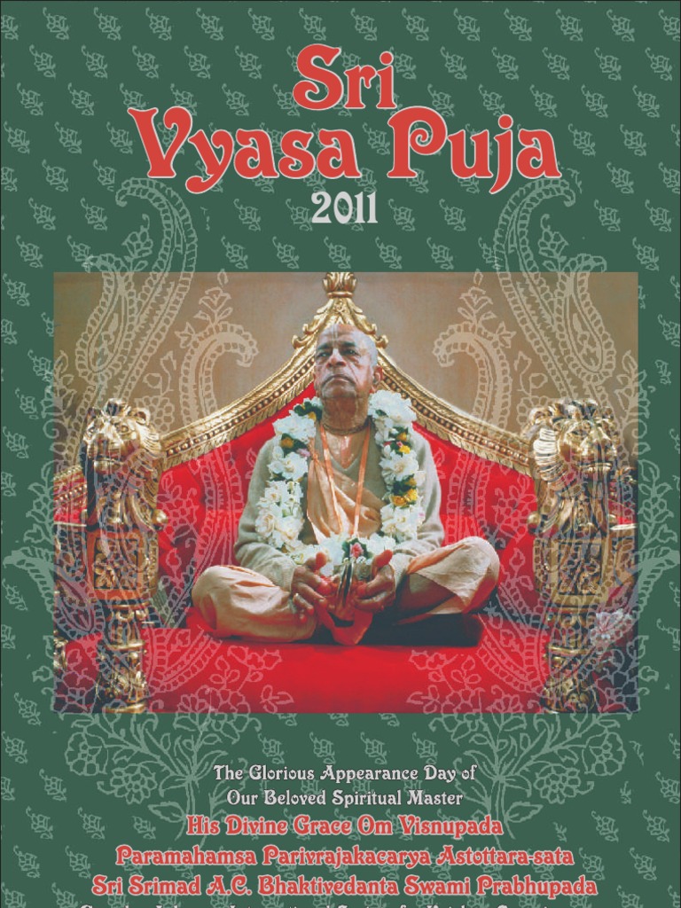 Vyasa Puja 2011 Iskcon Bangalore | PDF