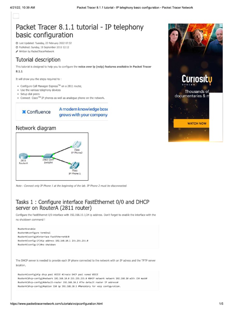 Configuring IP Phones | PDF