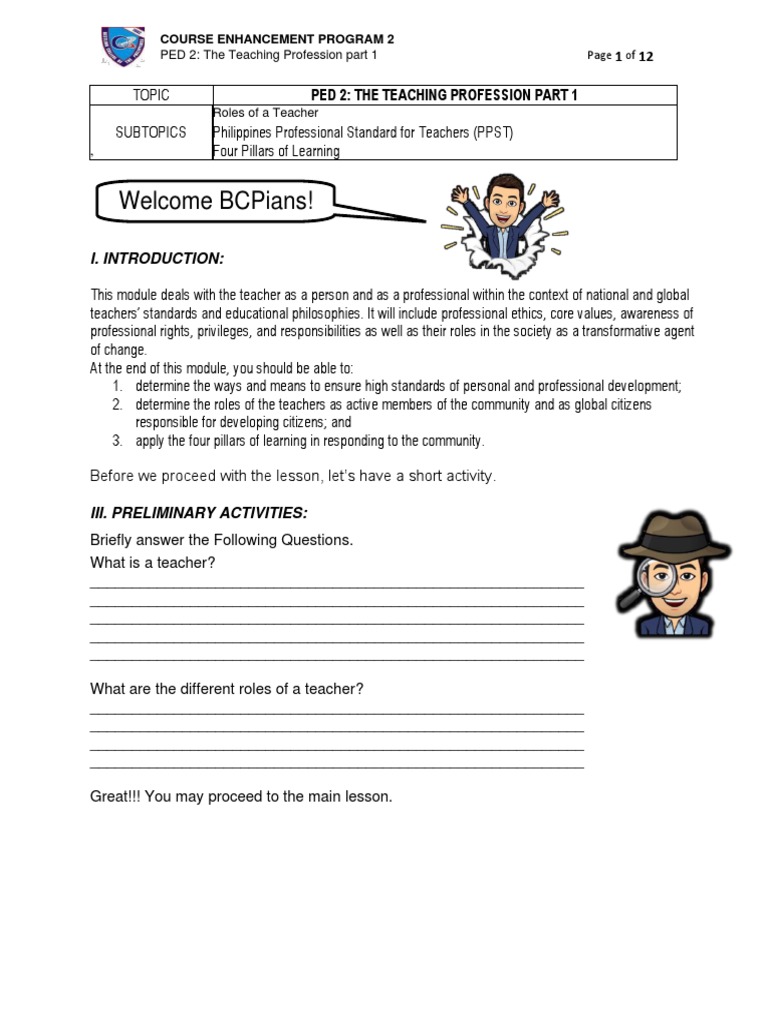 Cep2 Content Module 3 Pdf Learning Educational Assessment