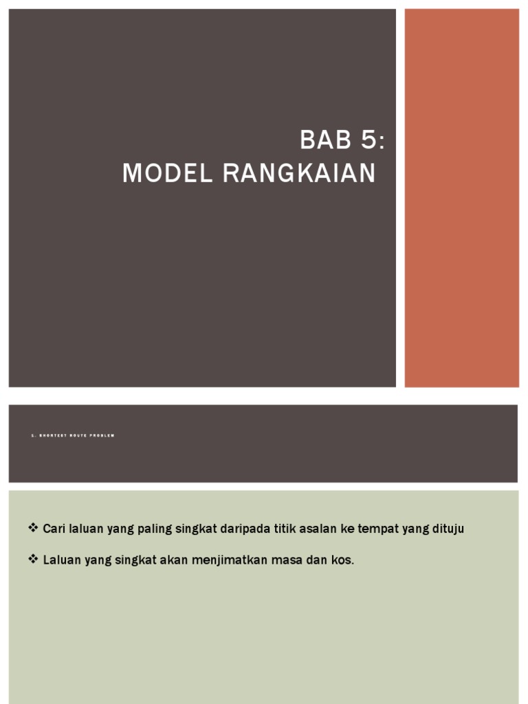 Bab 5 Model Rangkaian 2 | PDF