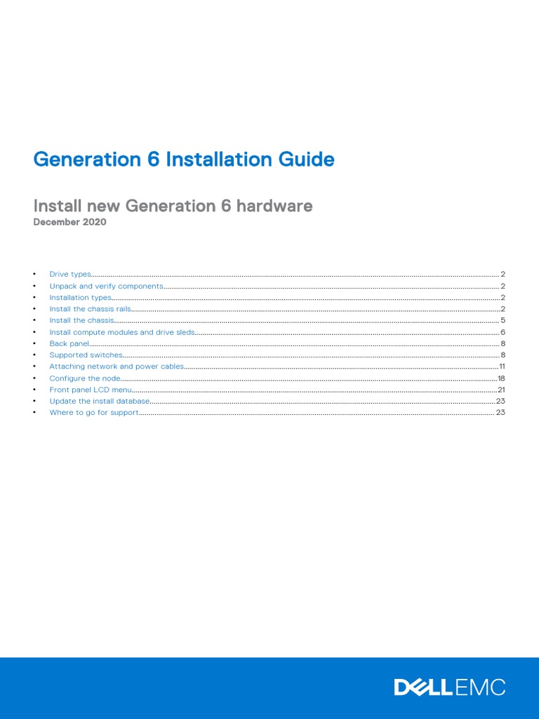 Gen6 Installation Guide | PDF | Ip Address | Network Switch