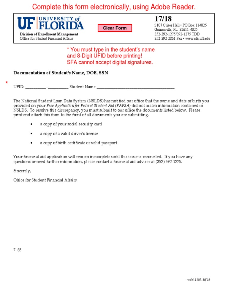 FAFSA Info Mismatch Resolution | PDF