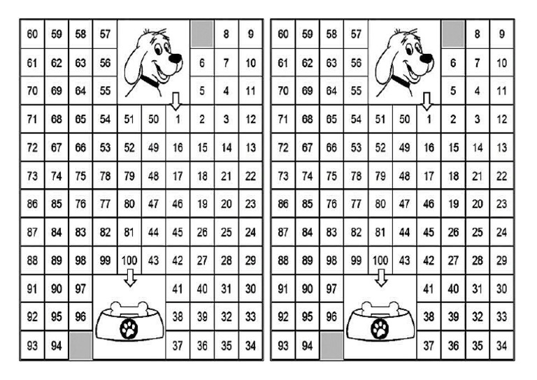 Laberintos Del 0 Al 99 | PDF