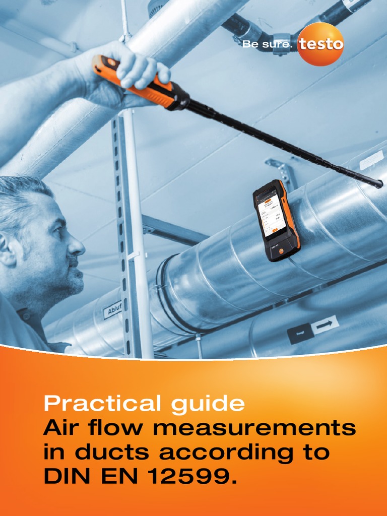 Air Flow Measurement in Ducts: DIN EN 12599 | PDF | Area | Flow Measurement