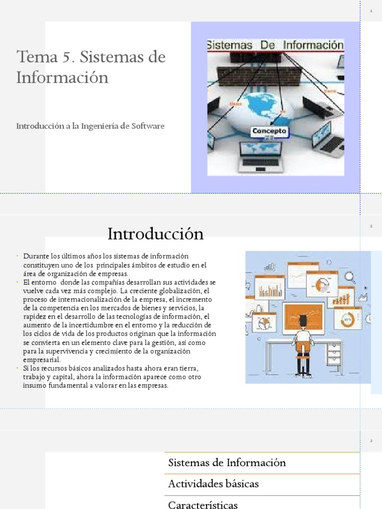 Unidad 1 Tema 5 Iis Sistemas de Informacion | PDF