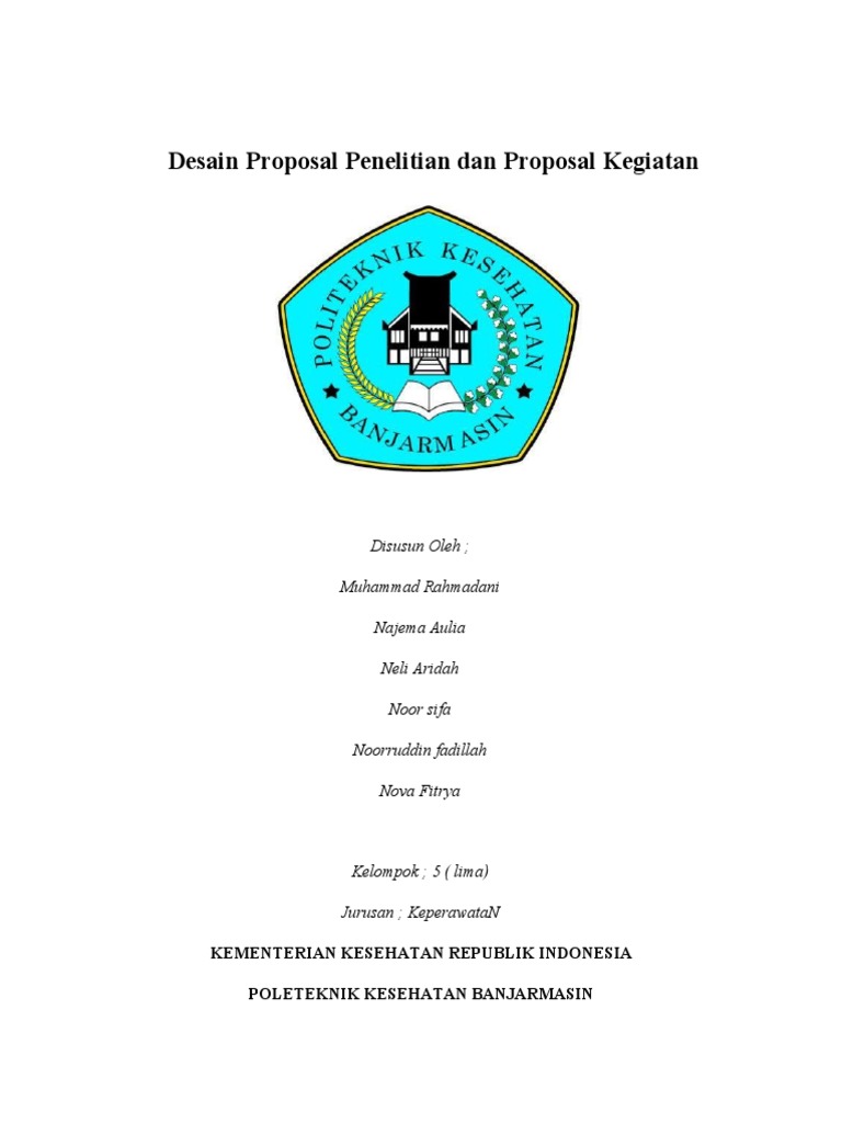 Desain Proposal Penelitian Dan Proposal Kegiatan | PDF