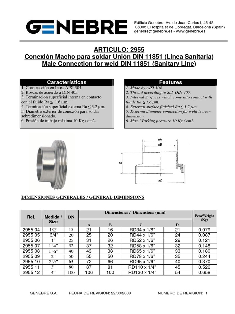Conexiones DIN | PDF