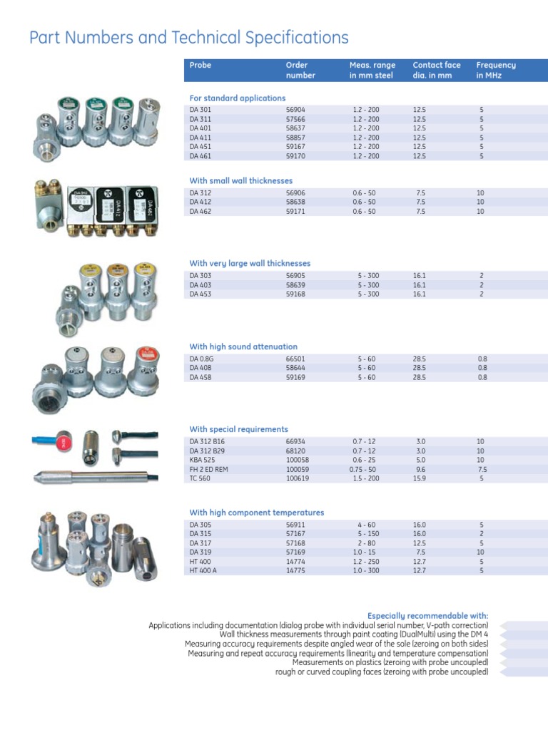 DA312 Probe Specifications and Uses | PDF | Building Engineering ...