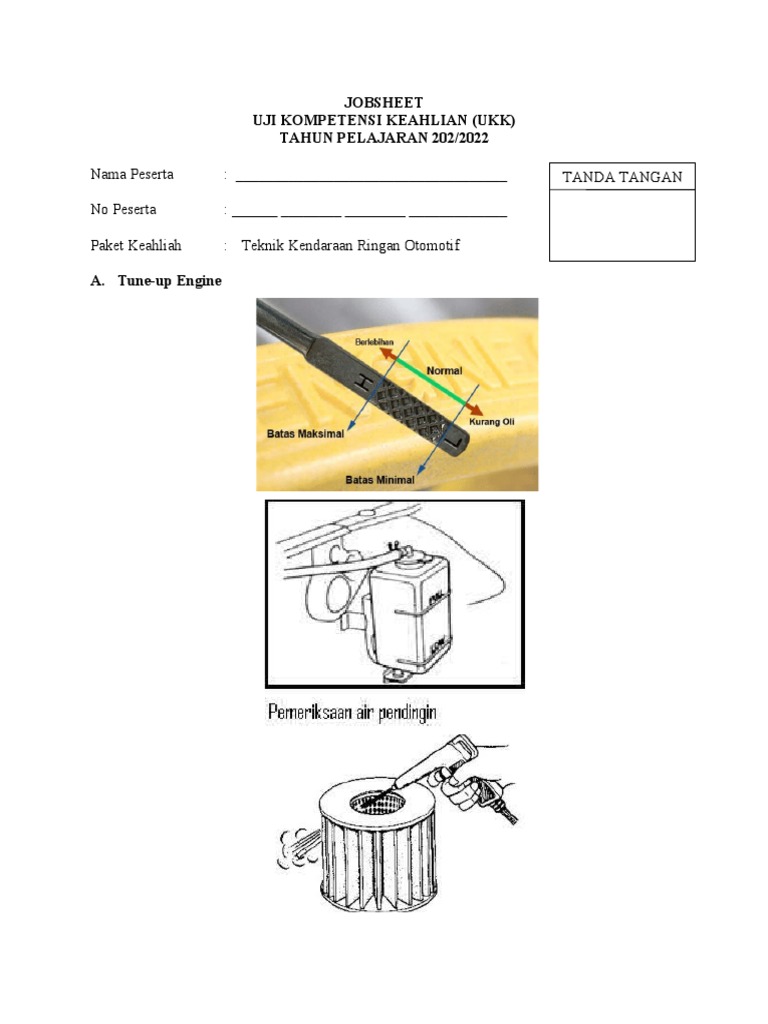 Jobsheet UKK TKR-1 | PDF
