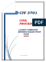 Civ3701 Assignment 1 Semester 2 2025 Memo | PDF | Judiciaries | Civil Law (Legal System)