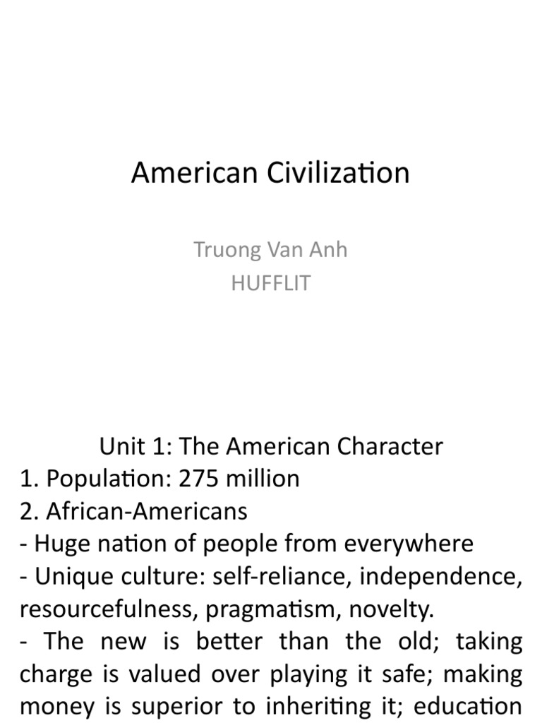 Summary of American Civilization 1-4 | PDF | Wedding | Bride
