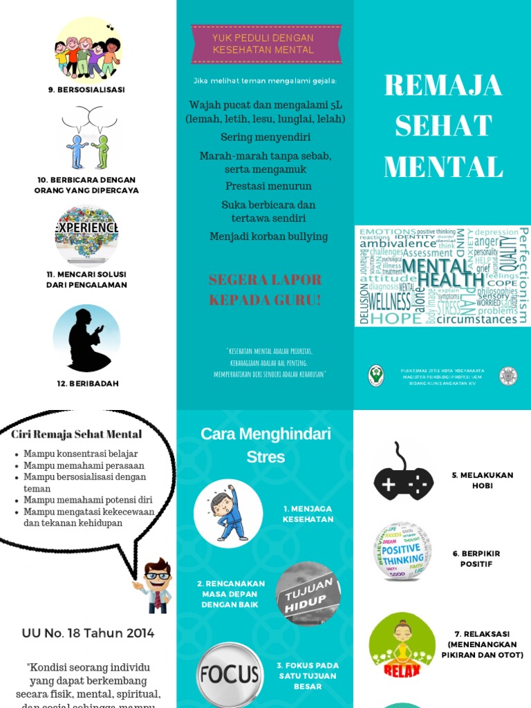 Leaflet Sehat Mental | PDF