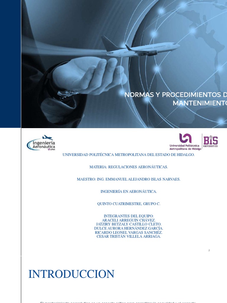 Normas y Procedimientos de Mantenimiento | PDF | Aviación | Transporte